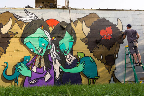 RedCan Graffiti Jam - Cheyenne River Youth Project