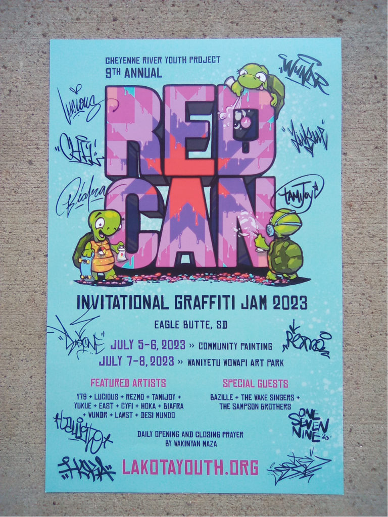 RedCan 2023 Commemorative Poster - Cheyenne River Youth Project
